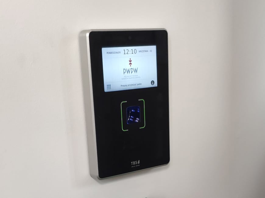 TBS 3D Fingerprint Readers for PWPW | Touchless Biometric Systems AG