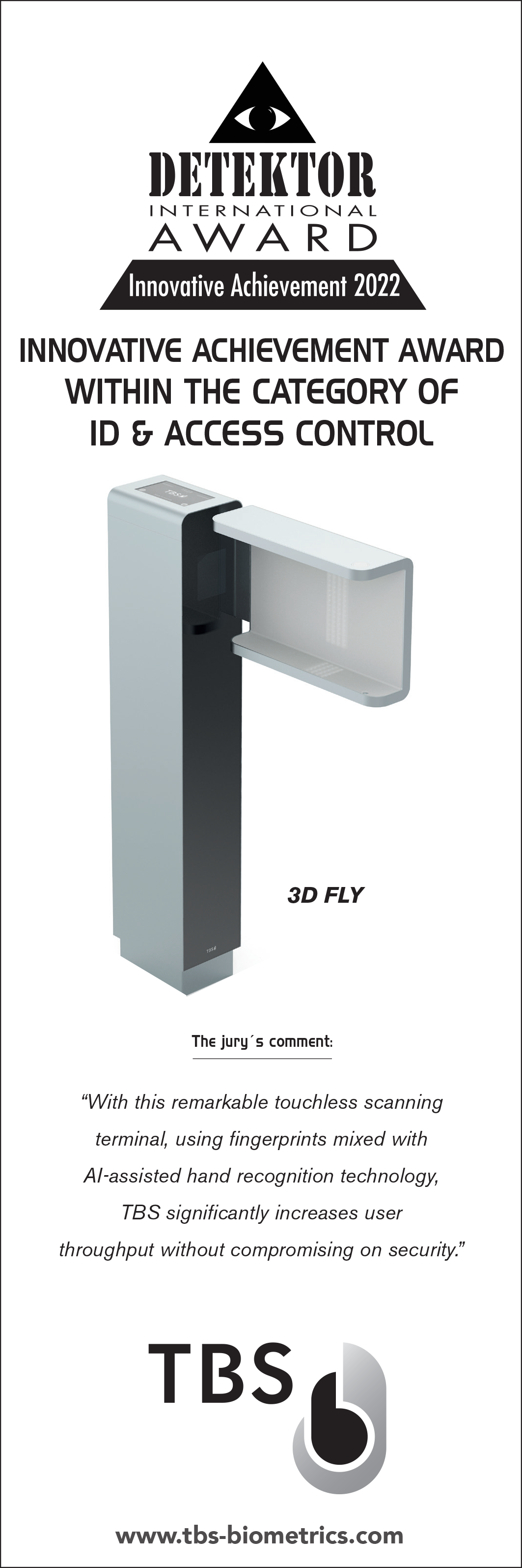 3D FLY won the Detector Award